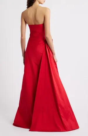 Chiara Boni La Petite Robe Lilya Strapless Taffeta Ballgown