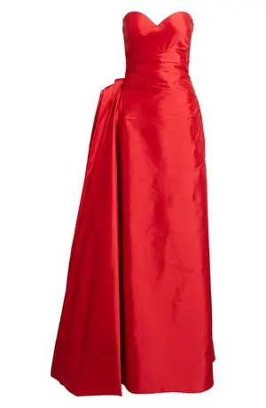 Chiara Boni La Petite Robe Lilya Strapless Taffeta Ballgown
