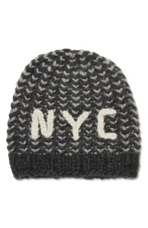 Lele Sadoughi Nyc Knit Beanie - Slate Melange