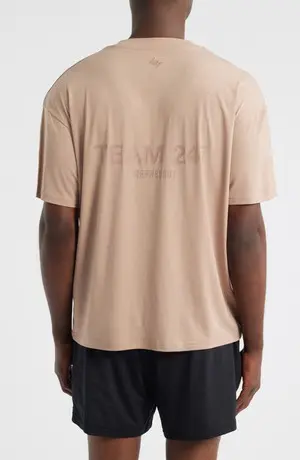 247 BY REPRESENT Team Oversize Graphic T-shirt - Clay