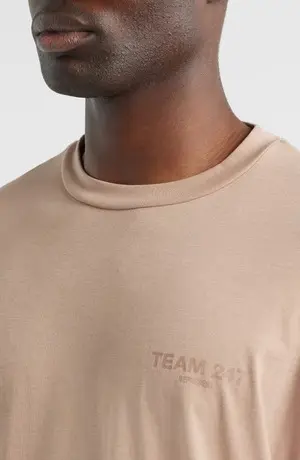 247 BY REPRESENT Team Oversize Graphic T-shirt - Clay
