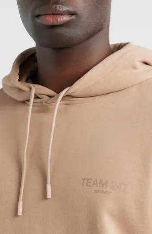 247 BY REPRESENT Oversized Graphic Hoodie - Clay