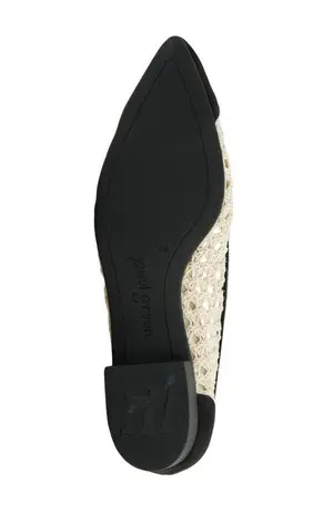 Paul Green Daisy Pointed Toe Flat - Black Nature Diva Nubuk