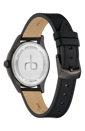 Rag & Bone Dean Leather Strap Watch