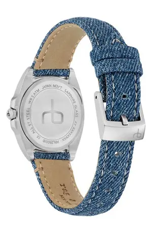 Rag & Bone Bleeker Denim Strap Watch