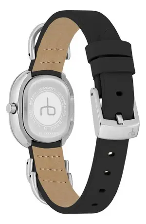 Rag & Bone Rory Leather Strap Watch - Black
