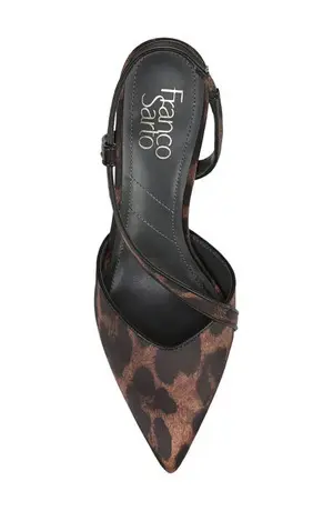 Franco Sarto Peyton Slingback Pumps - Dark Caffe
