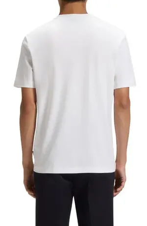 BOSS Thompson Cotton Logo Graphic T-shirt - White