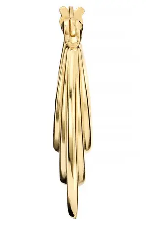 ATHRA LUXE Round 3d Hoop Earrings