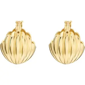 ATHRA LUXE Chunky Huggie Hoop Earrings