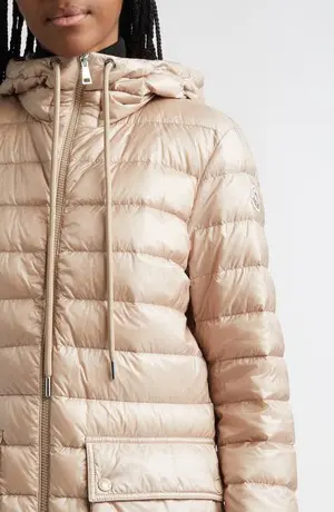 Moncler Jasmin Quilted Hooded Down Puffer Parka - Neutral