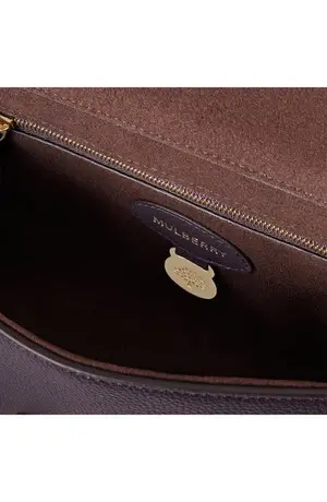 Mulberry Lily Grained Leather Shoulder Bag