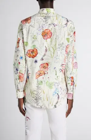 Alexander McQueen Floral Shop Button-up Shirt