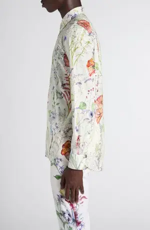 Alexander McQueen Floral Shop Button-up Shirt