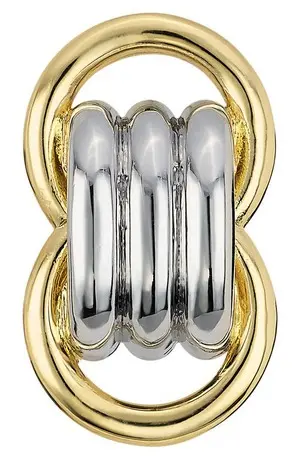 ATHRA LUXE Double Circle Drop Earrings
