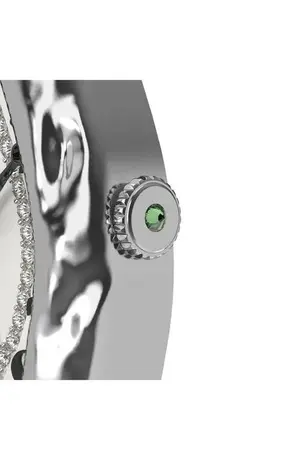 PASCAL Paradoxe Lab Grown Diamond Leather Strap Watch - Moonlight