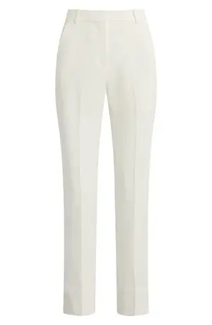 FAVORITE DAUGHTER High-waisted Ankle Cigarette Pants - Ivory