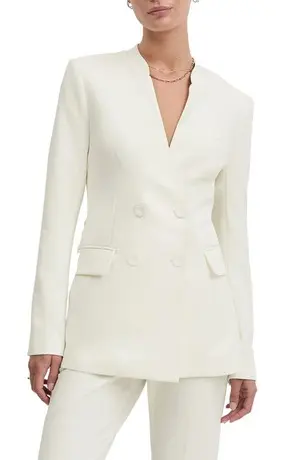 FAVORITE DAUGHTER The Celeste Double Breasted Blazer - Ivory