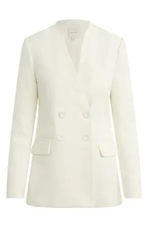 FAVORITE DAUGHTER The Celeste Double Breasted Blazer - Ivory
