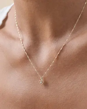 EDGE OF EMBER Diamond Pendant Necklace