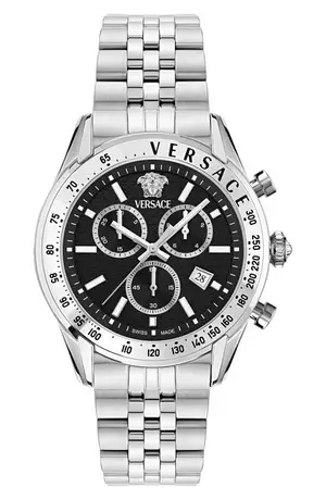 Versace Master Chronograph Bracelet Watch - Stainless Steel
