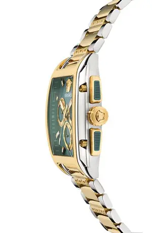 Versace Dominus Chronograph Bracelet Watch - Two Tone