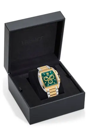 Versace Dominus Chronograph Bracelet Watch - Two Tone