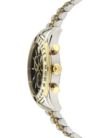 Versace Master Chronograph Bracelet Watch - Two Tone