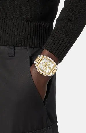 Versace Dominus Chronograph Bracelet Watch - Two Tone