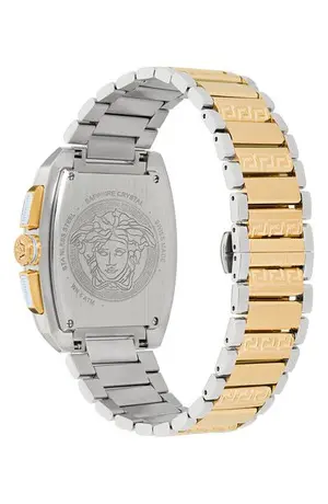 Versace Dominus Chronograph Bracelet Watch - Two Tone