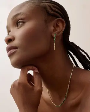 EDGE OF EMBER Serena Tennis Drop Earrings