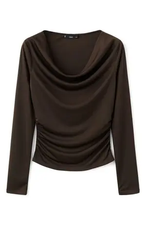 Mango Odette Cowl Neck Top