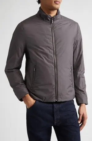 MOORER Dossi Wool & Cashmere Jacket - Dark Grey