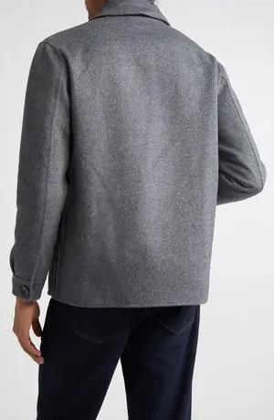 MOORER Dossi Wool & Cashmere Jacket - Dark Grey