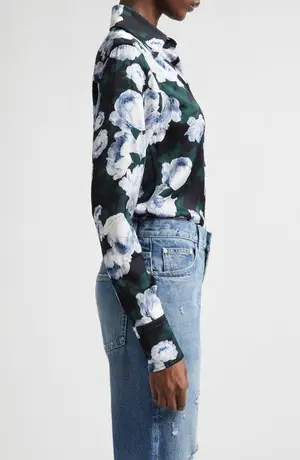 Stella McCartney Bunch Of Roses Button-up Shirt - Green Multicolor