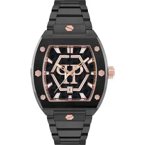 Philipp Plein The Hexagon Phantom Bracelet Watch - Ip Black