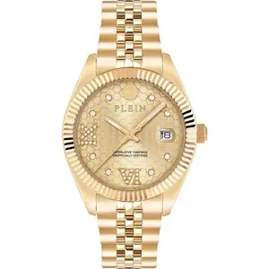 Philipp Plein Date Superlative Bracelet Watch - Ip Yellow Gold