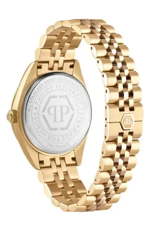 Philipp Plein Date Superlative Bracelet Watch - Ip Yellow Gold