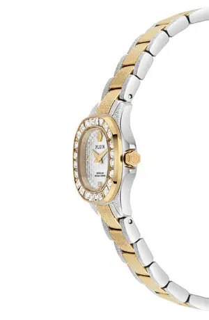 Philipp Plein Spectre Crystal Bezel Two-tone Bracelet Watch