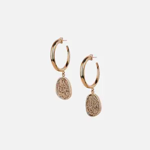 DANIELA MILLAN JEWELRY Element Hoop Earrings - Gold