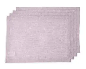 SOLINO HOME Linen Placematsathena Chambray Lavender