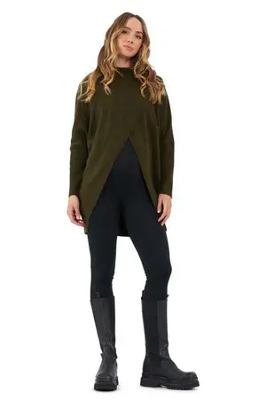 RIPE MATERNITY Hallie Nursing Sweater - Khaki