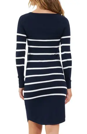 RIPE MATERNITY Valerie Stripe Long Sleeve Tunic Maternity Sweater Dress