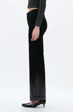 BAYEAS Sequin Embellished Wide Leg Pants