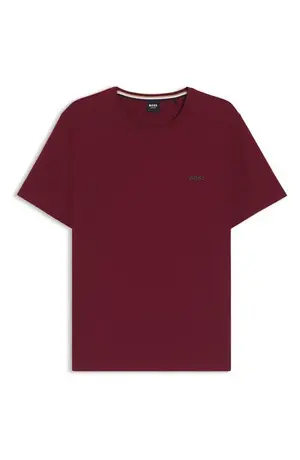 BOSS Mix Match Stretch Cotton Lounge T-shirt - Dark Red