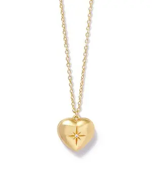Astley Clarke Mini Heart Locket Necklace - Gold