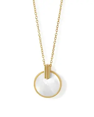 Astley Clarke Gold Stilla Necklace - Mother Of Pearl