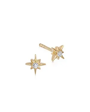 Astley Clarke Polaris Star Stud Earrings - Gold