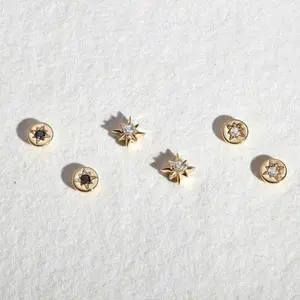 Astley Clarke Polaris Star Stud Earrings