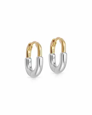 Astley Clarke Aurora U-hoop Huggie Earrings - Gold